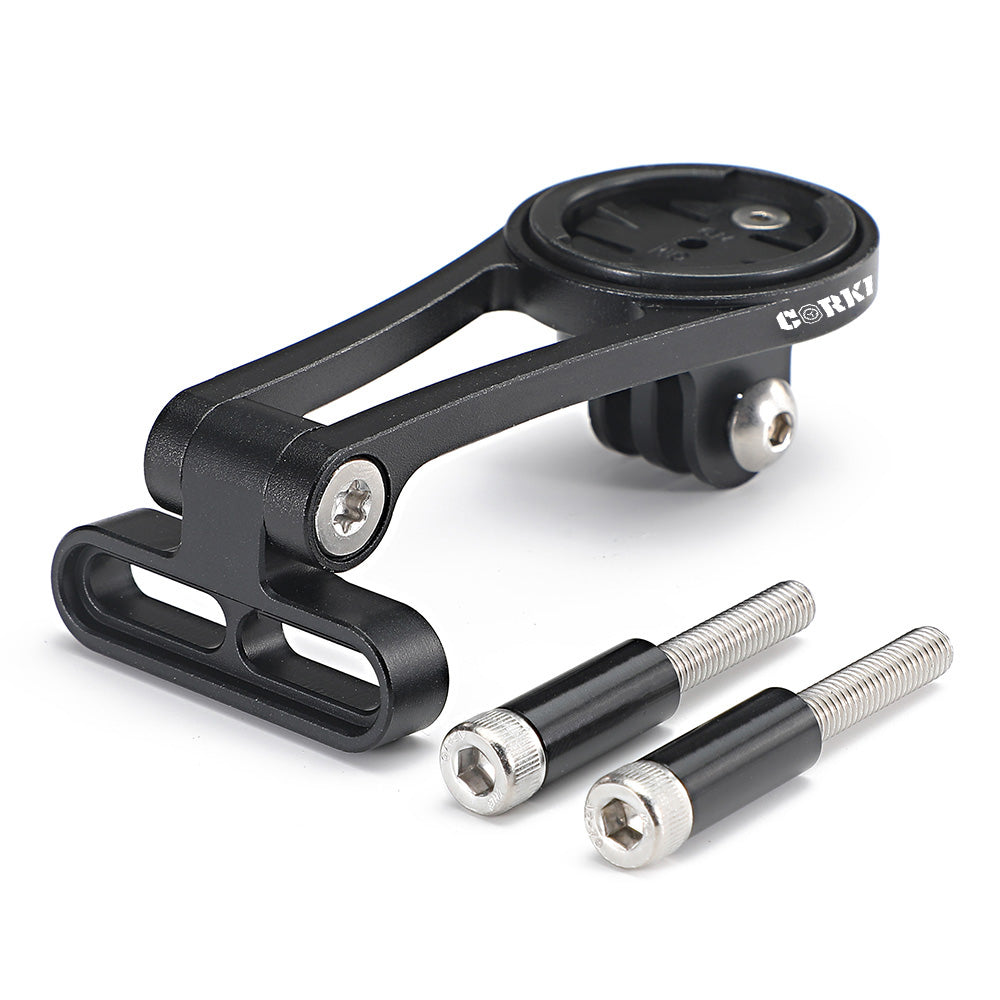 Adjustable Stem Out Front Cycle Computer Bike Mount | Corki Cycles