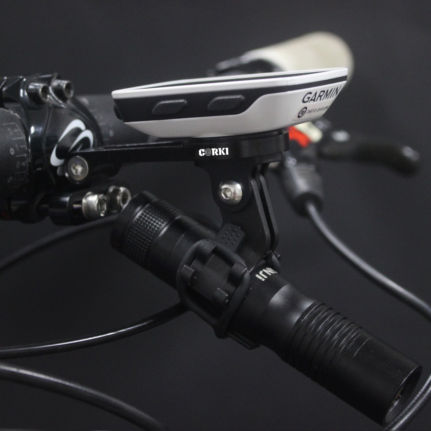 Adjustable Stem Out Front Cycle Computer Bike Mount | Corki Cycles
