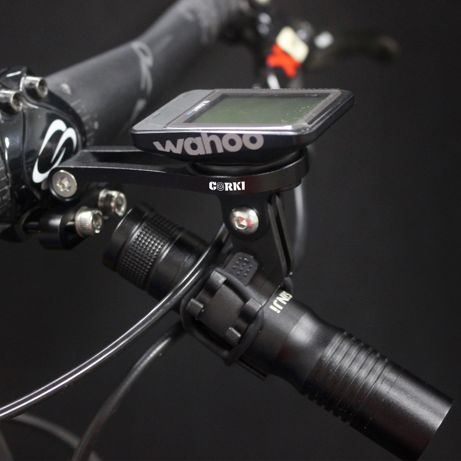 Adjustable Stem Out Front Cycle Computer Bike Mount | Corki Cycles